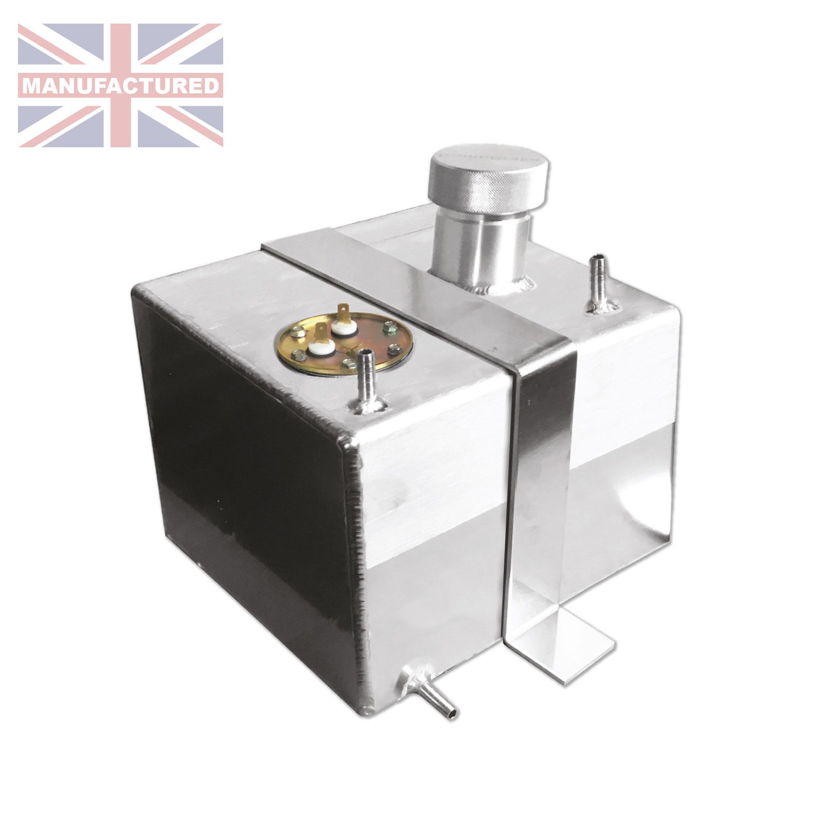 TRACK DAY – FUEL TANK 4 GALLON [18.2 LTR] 300[L]X250[D]X250[H] SILVER ...