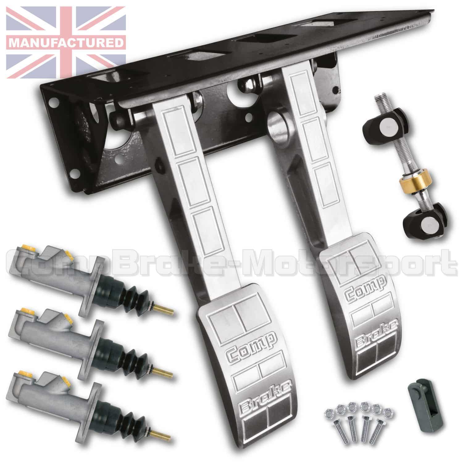 Universal Top Mounted Hydraulic Clutch Pedal Box Kit - Premier 2-Pedal ...